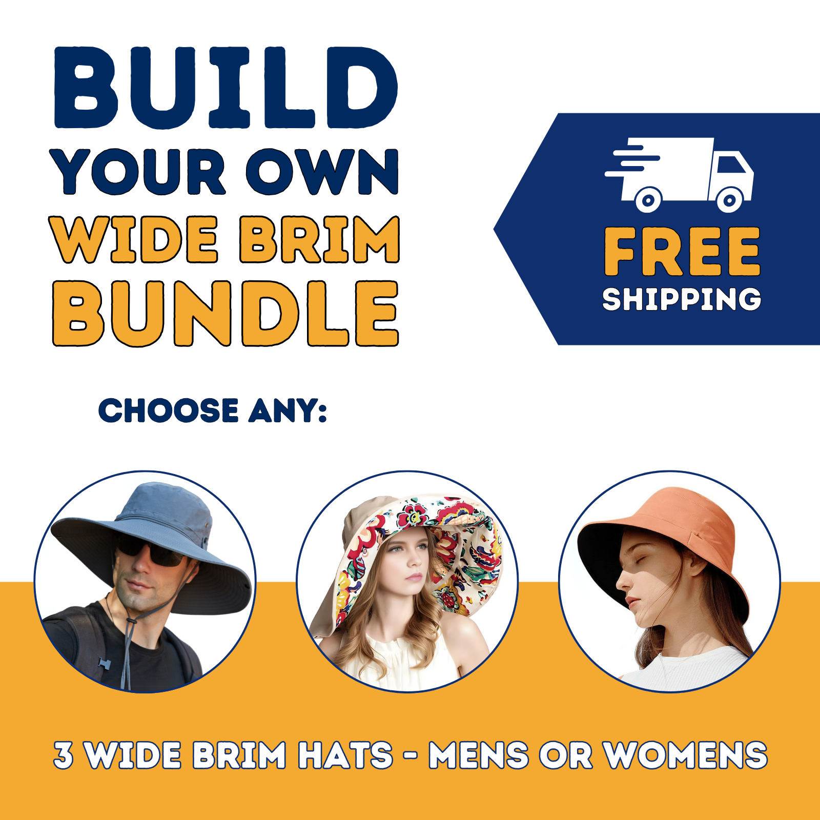 Build Your Own Wide Brim Hats Bundle | OZ SMART – OZ Smart