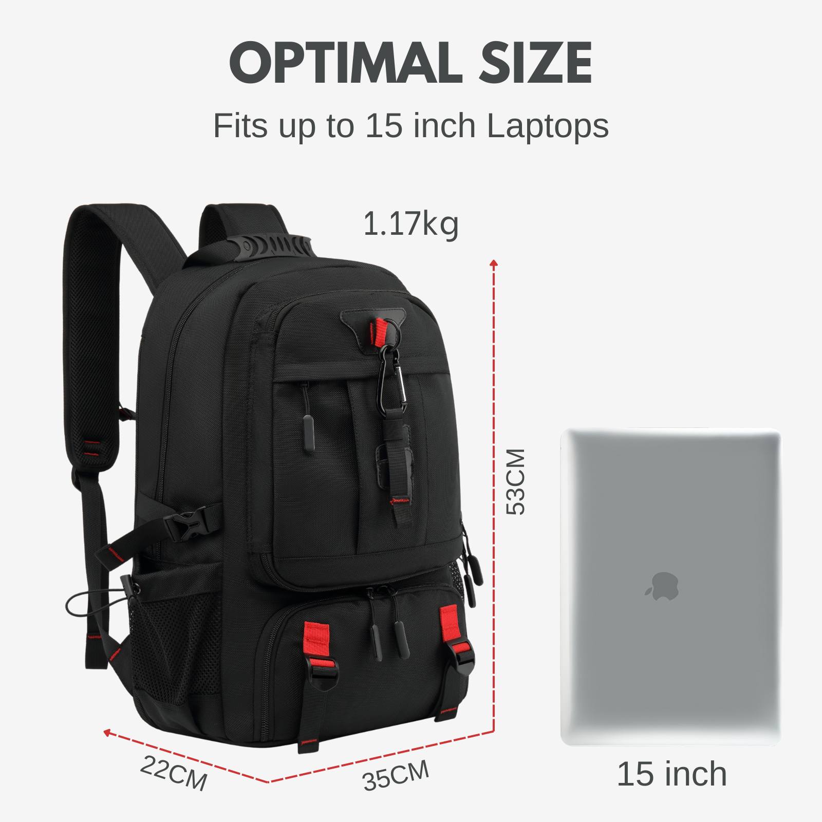 Urban Traveller Extra Large Backpack - XL Expandable with Laptop ...