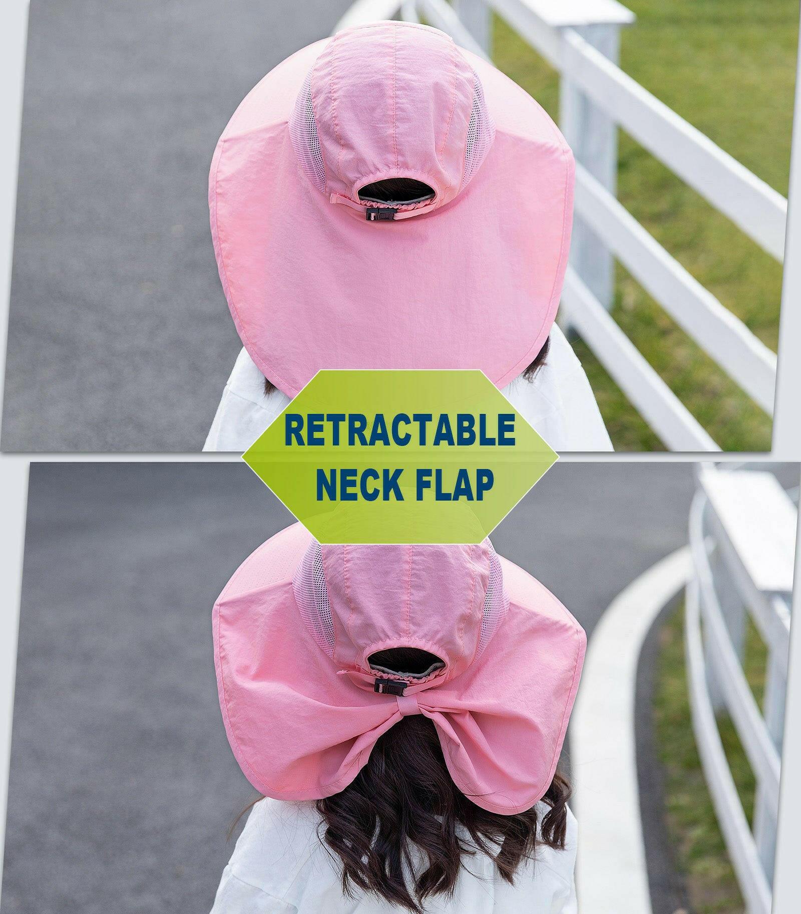 Kid's Legionnaires Wide Brim Sun Hat - UPF50 Neck Flap - Adjustable ...
