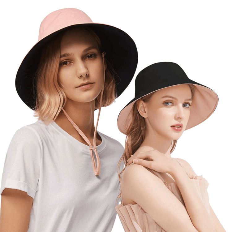 Silky Reversible Bucket Hat for Women - UPF50 Cotton Material ...