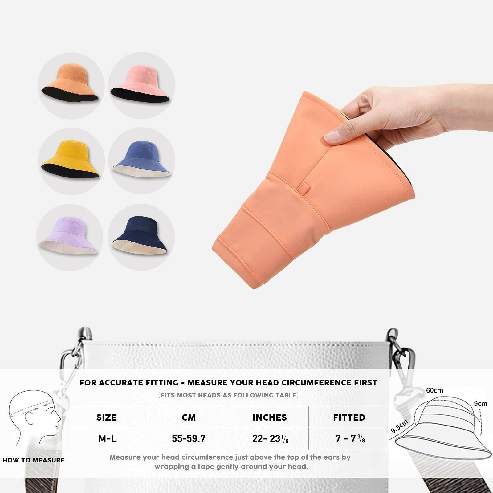 Silky Reversible Bucket Hat for Women - UPF50 Cotton Material ...